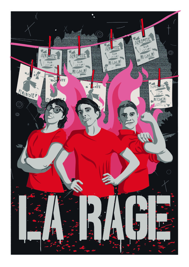 LA RAGE – La sérigraphie à l'ESA St-Luc BXL… et ailleurs